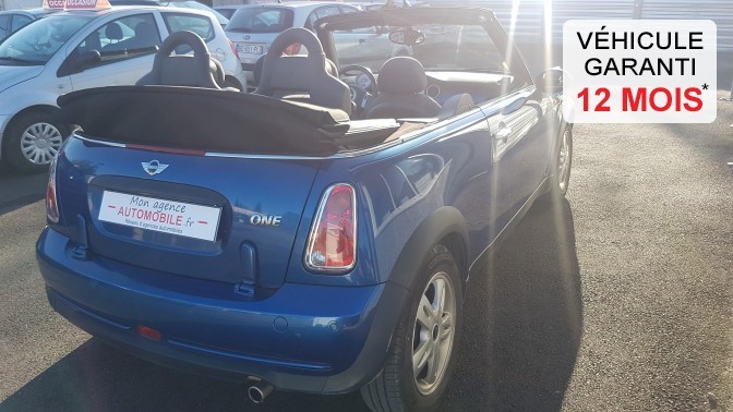 Mini ONE CABRIOLET 1.6 90CV 1ERE MAIN GARANTIE 12 MOIS ENTRETIEN ...