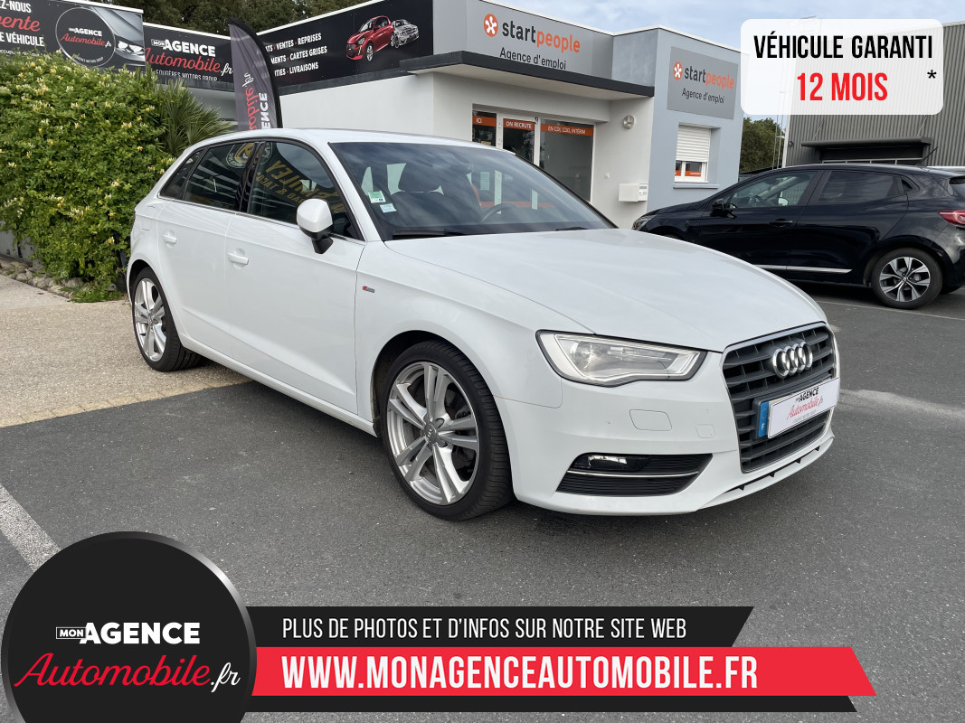 Audi A3 SPORTBACK S LINE 2.0 TDI 150CH / Garantie 12 Mois - Mon Agence ...